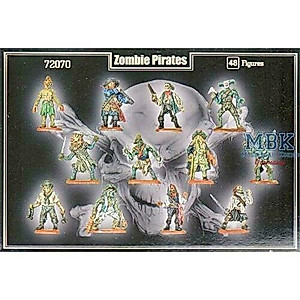 Mars Figures 72070-1/72 Scale Plastic Model Kit Zombie Pirates, Model kit