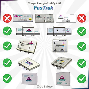 JL Safety EZ Pass Holder - Indestructible Toll Pass Holder for EZ-Pass, I Pass, FasTrak, SunPass & SunPass Pro, Uni, NC QuickPass, EPass Xtra, 91 Express Lanes & more - Made in USA