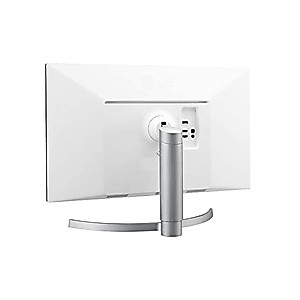 LG 27UL650-W Monitor 27" 4K UHD (3840 x 2160) IPS Display, VESA DisplayHDR 400, sRGB 99% Color Gamut, Radeon FreeSync, 3-Side Virtually Borderless Display- White