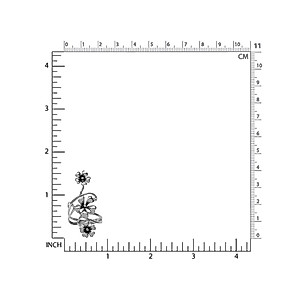 Silvershake 40mm Long 925 Sterling Silver 3 Flowers Ring Size 10