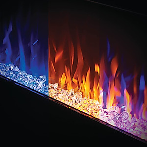 Napoleon Harsten 50 inch Wall Mount Electric Fireplace with Bluetooth Speakers - Black, NEFL50HF-BT