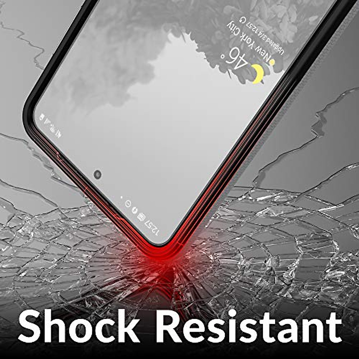 Crave Dual Guard for Galaxy S21 Case, Shockproof Protection Dual Layer Case for Samsung Galaxy S21, S21 5G (6.2 inch) - Slate