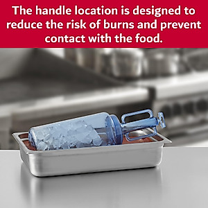 Chef Master Large Food Chiller, 155.5 Oz Plastic Cold Paddle for Cooling Hot Soups, Stews & Other Hot Liquids in Kitchens & Restaurants, Chilling Utensils for Hot Soup for Catering, Parties 90252