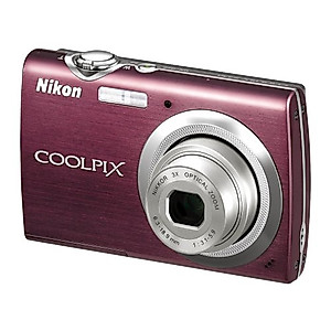 Nikon Coolpix S230 10MP Digital Camera with 3x Optical Zoom and 3 inch Touch Panel LCD (Plum)