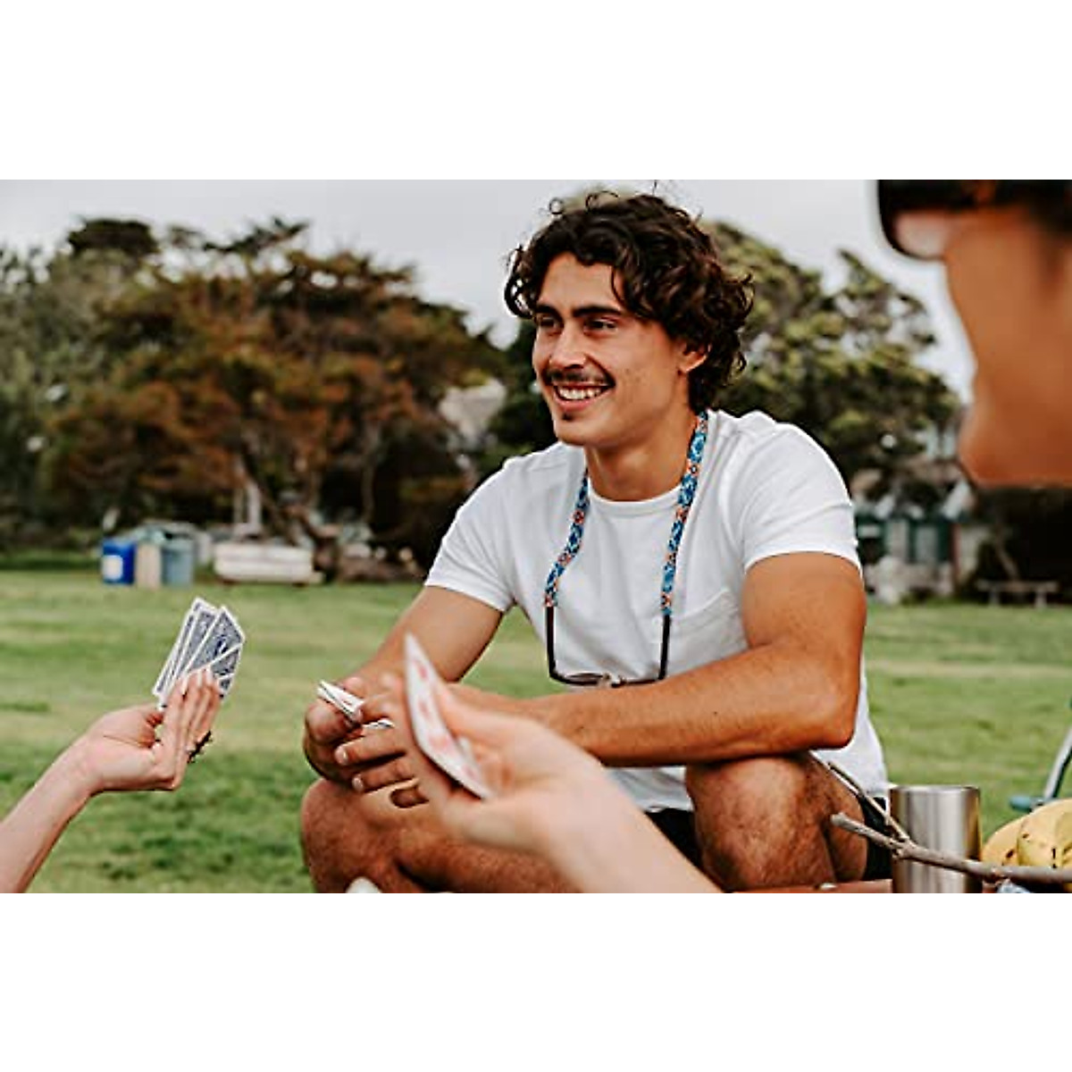 Ukes Premium Sunglass Strap - Durable & Soft Glasses Strap Designed with Cotton Material - Secure fit for Your Glasses and Eyewear. (The Aztecs)