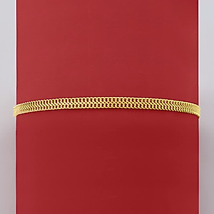 Ross-Simons Italian 18kt Yellow Gold Infinity-Link Bracelet. 7 inches