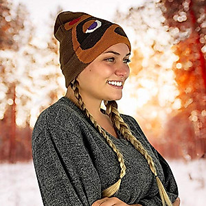 Controller Gear Authentic and Officially Licensed Animal Crossing: New Horizons - Celeste Floral Knit Beanie Foldover and Tom Nook Beanie [2 Pack] - Not Machine Specific