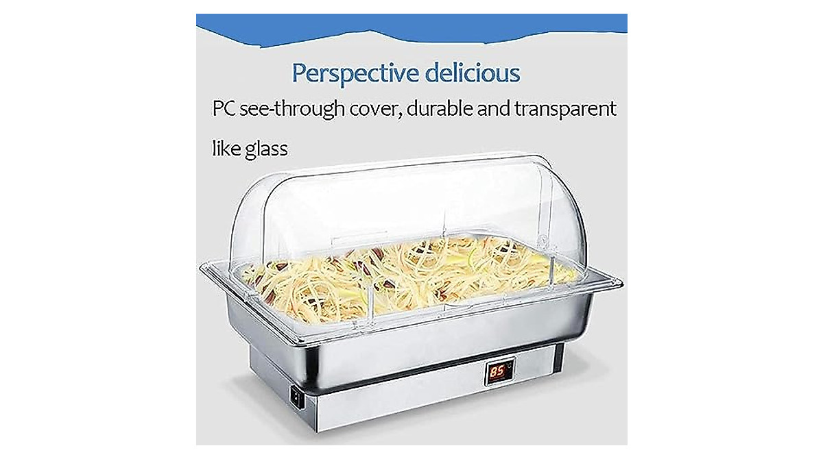 Food Warmer Stainless Steel Buffet Server 9L for Parties & Buffets