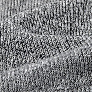 Lallier 100% Merino Wool Beanie for Men and Women, Pure Wool Ribbed Knit Warm Winter Hat with Gift Box (Light Gray)