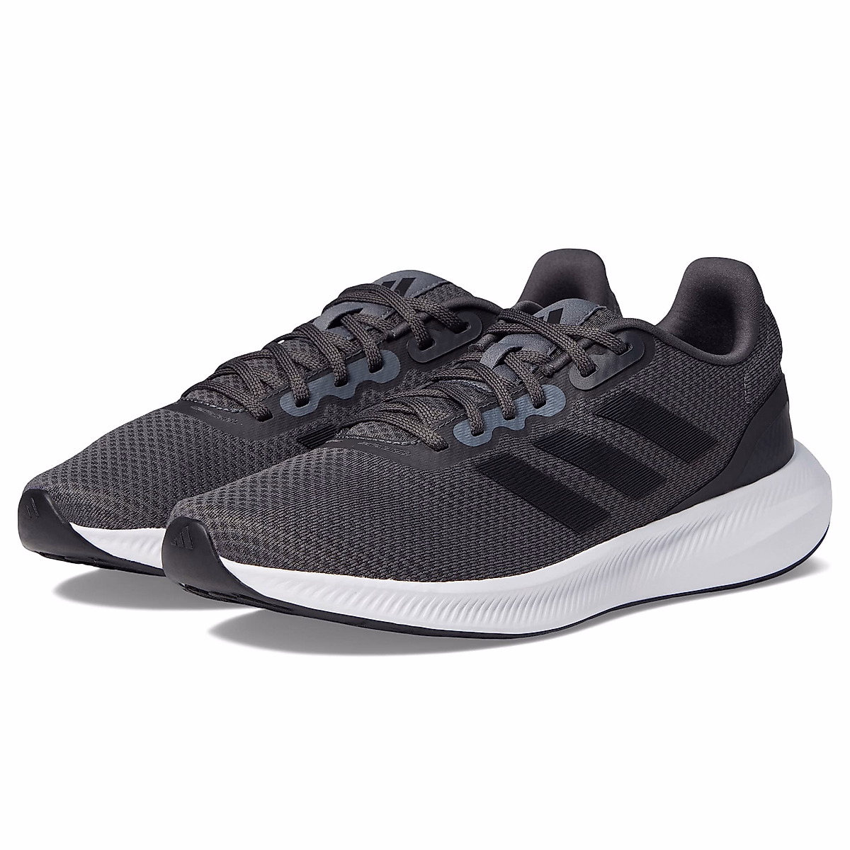 adidas Men's Run Falcon 3.0 Shoe, Grey/Black/Carbon, 11