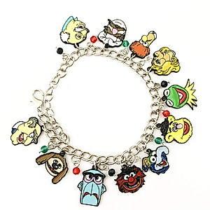 AYJBDGR Universe of Fandoms Cosplay Jewelry Anime Cartoons Charm Bracelet Gifts for Women