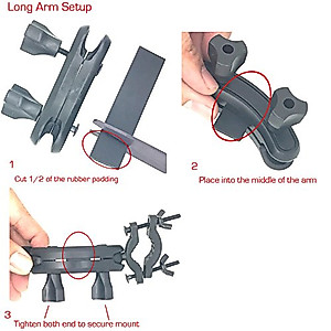 AccessoryBasics Car Rearview Mirror Radar Detector Mount Holder for Cobra SPX XRS iRadar 480i 450 380 Radar Detector