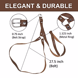 Wuidail Cowboy Hat Rack for Your Vehicle, Cowboy Hat Holder for Trucks, Cowboy Hat Hanger Keep Your Hat Securely, Hat Hanger for Truck Headrest,Brown