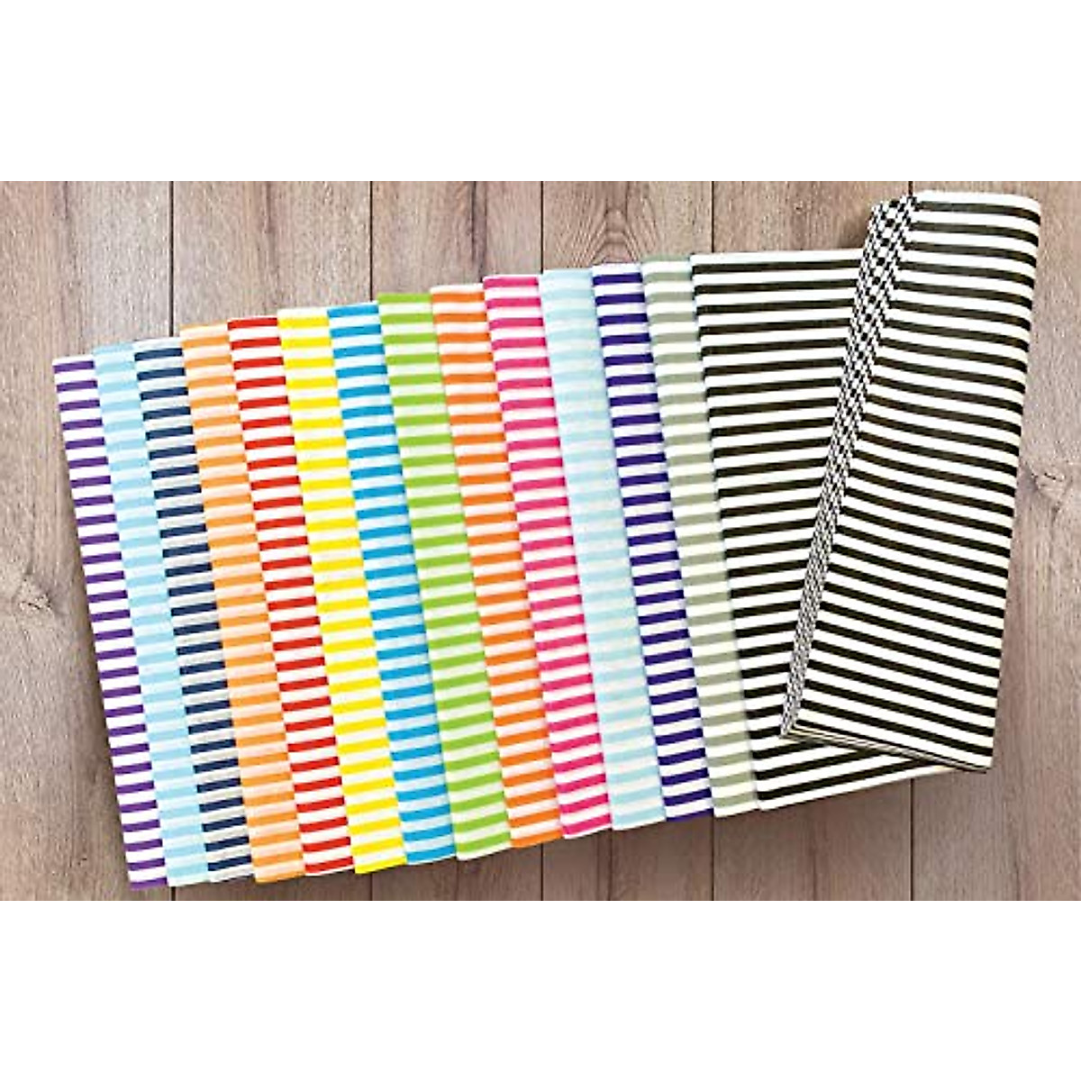 Flexicore Black Pin Stripe Tissue Paper - 50 Sheets
