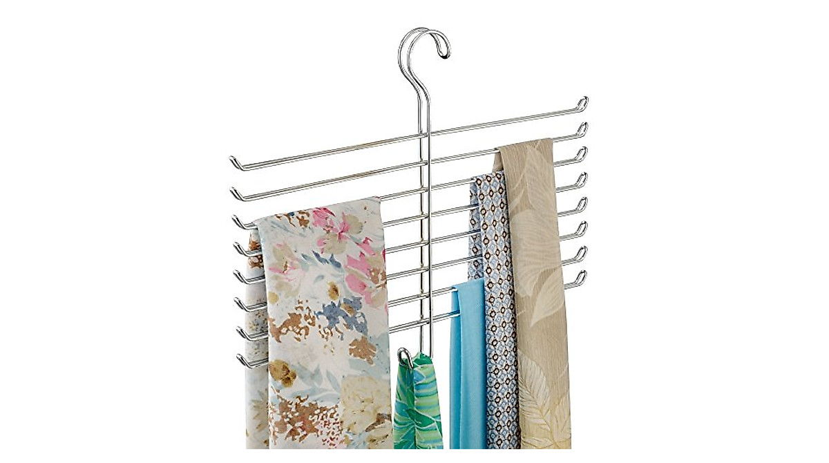 iDesign Steel 8-Rod Closet Organizer | Maximize Storage & Style