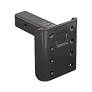 Buyers Products PM90 Pintle Hitch Mount, 3 Position With 9 Inch Shank,Black