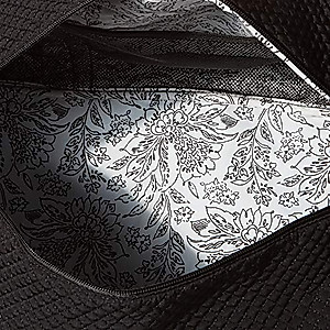 Vera Bradley Women's Microfiber Medium Travel Duffle Bag, Classic Black, One Size