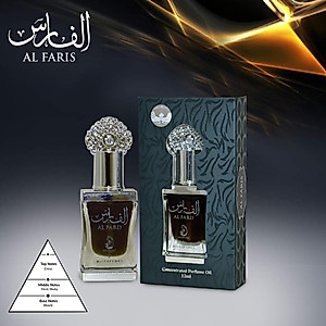 ARABIYAT Al Faris Concentrated Perfume Oil For Unisex, 12 ml
