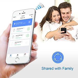 Smart Plug 2 Pack Wi-Fi Enabled Mini Smart Socket Compatible with Amazon Alexa Google Home, Remote Control Outlet with Timing Function