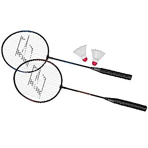 EastPoint Sports 2 Racket + Birdie Set, Black, 1-1-00351