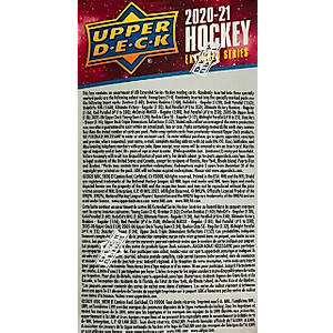 2020/21 Upper Deck Extended Series NHL Hockey Blaster Box - 7 Packs per Box - 8 Cards per Pack - Collect Young Guns Rookie Cards