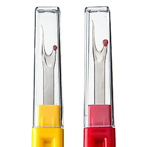 Ortarco Seam Ripper and Thread Remover Kit for Sewing 2 Big 2 Small Stitch Ripper Tool and 1 Thread Snips