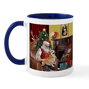 CafePress Santa's Welsh Corgi (7B) Mug Ceramic Coffee Mug, Tea Cup 11 oz