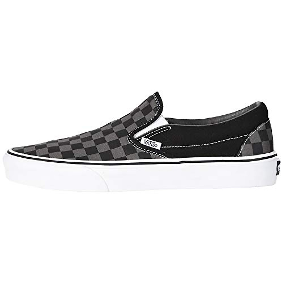 Vans Unisex Adults’ Classic Slip On Trainers Black/Pewter