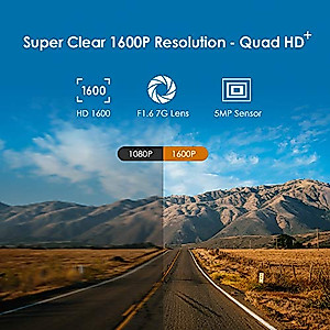 【Bundle: VIOFO A119 V3 with GPS + CPL】 VIOFO A119 V3 Dash Cam 2K Quad HD 1600P with GPS, True HDR, Super Capacitor, Buffered Parking Mode, Motion Detection