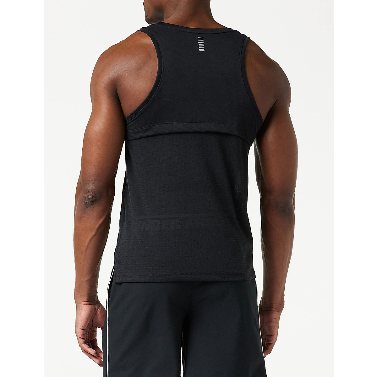 Under Armour Streaker Singlet, Black (001)/Reflective, Medium
