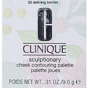 Clinique Sculptionary Cheek Contouring Palette, No. 02 Defining Berries, 0.31 Ounce