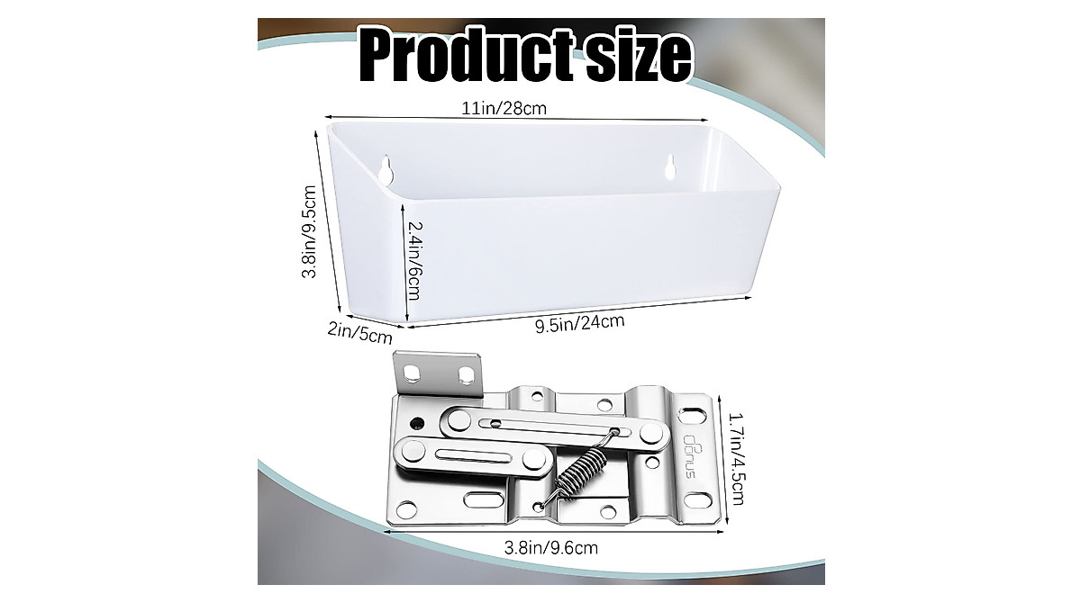2 Pack Tip Out Tray Kit for Efficient Kitchen Storage