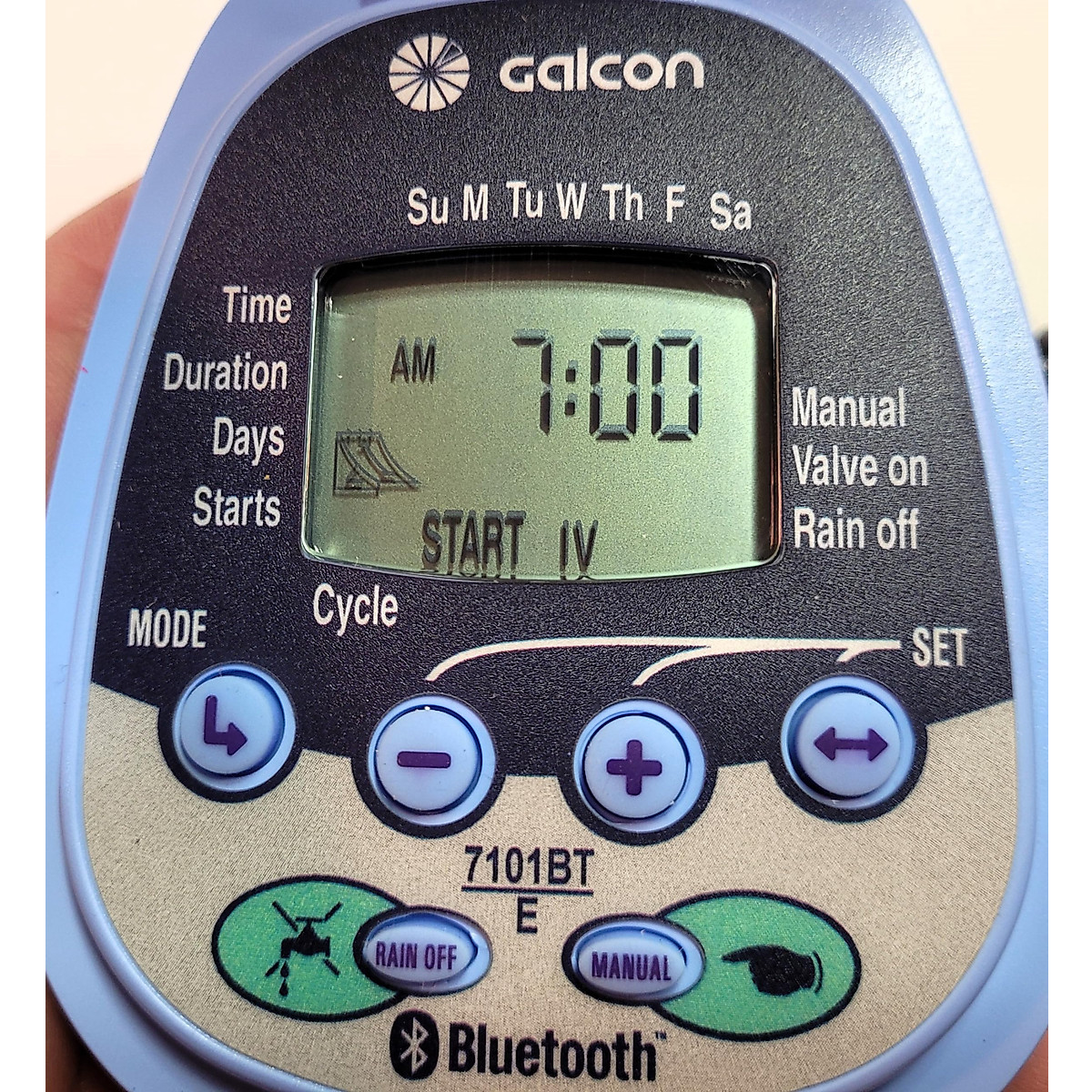 Galcon 7101D Battery Operated Single Valve Sprinkler Timer with a Waterproof Professional Irrigation Controller 3/4 inch Valve Drip, Sprinkler, GAR6S231UP0