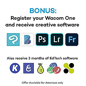 Wacom DTC133W0A One Digital Drawing Tablet with Screen, 13.3 Inch Graphics Display for Art and Animation Beginners (Renewed)…