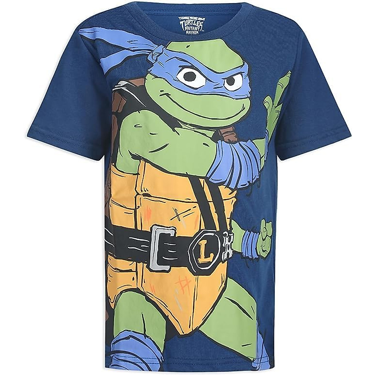 Nickelodeon Teenage Mutant Ninja Turtles Boys 4 Pack Short Sleeve T-Shirts for Big Kids