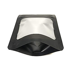 100 Pk Resealable Mylar Bags 4 Mil Stand Up Smell Proof Leak Proof Foil Pouch. Travel, Storage & Display. Food Grade ROYPACK (5" x 8" x 2.5")