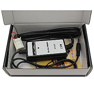 Yomikoo Auxillary Adapter, AUX Car MP3 Player Radio Interface AUX in Adapte 3.5mm Aux Interface for Toyota (6+6) Pin Connector 2005-2010 Camry 2005-2011 Corolla 2003-2010 RAV4