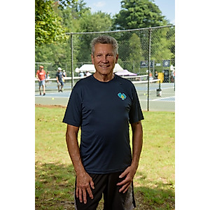 Dinkers & Bangers United™ - Men's Pickleball Performance T-Shirt - 2 Sided (as1, Alpha, x_l, Regular, Regular, Navy, XL)