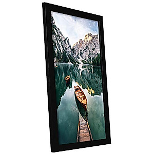 Americanflat 12x18 Black Picture Frame - Composite Wood with Shatter Resistant Glass - Horizontal and Vertical Formats for Wall with Included Hanging Hardware