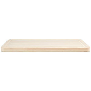Shun Cutlery Large Hinoki Cutting Board with Juice Groove, 20" x 14" Large Wood Cutting Board, Medium-Soft Wood Preserves Knife Edges, Authentic, Japanese Kitchen Cutting Board