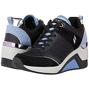 Skechers womens Million - High N' Fly BLACK 7.5 medium US