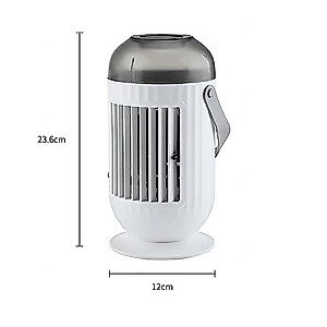 Aire Acondicionado Portatil Para Cuarto | 400ml water tank Mini Air Cooler Fan, Portable Air Cooling Cooler with 3-speeds, 2 Mist Modes | Usb Air Conditioner for Home Office Camping