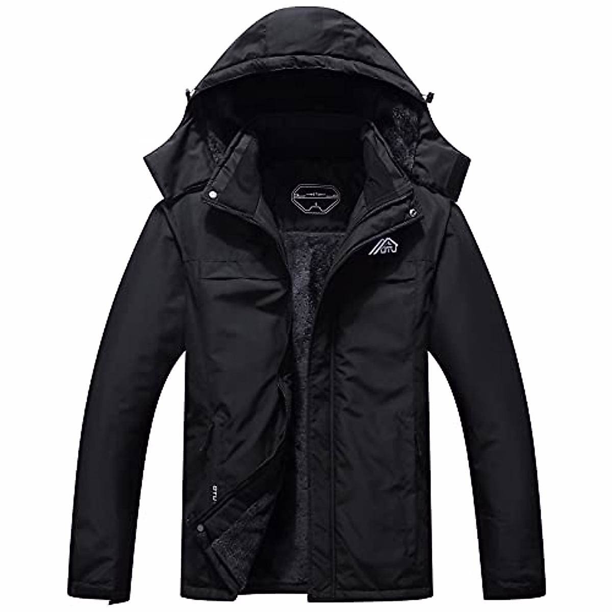 OTU Women's Waterproof Ski Jacket Snowboarding Windbreaker Warm Winter Hooded Mountain Snow Coat Large