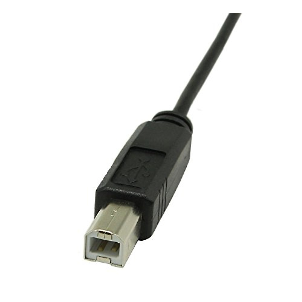 Type C Printer Cable, zdyCGTime 90 Degree Right Angle USB 2.0 Type C (USB-C) to Type B (USB-B) Printer Scanner Cable -18Inchs