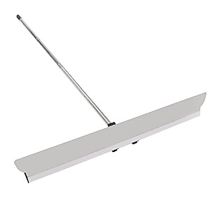 Futchoy Drywall Skimming Blade Set - 12", 22" & 32" Blades + 34.65-80.71"Extension Handle | Pro-Grade | Stainless Steel Construction | High-Impact End Caps