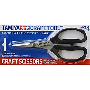 TAM74124 Tamiya Craft Scissors for Plastic / Soft Metal