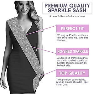 RhinestoneSash I'm Outta Here Gold Glitter Sash and Celebrate Me Headband - 2PC SET - Retirement, Graduation Party Supplies Gold Set