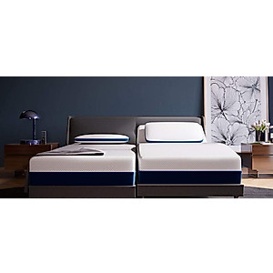 Silentnight Split Queen Sheets for Adjustable Beds 5-Piece Split Queen Sheet Set, 800 Thread Count 100% Egyptian Cotton,12" Deep Pocket Adjustable Bed Sheets, White Solid