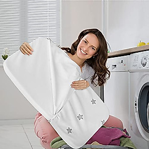 Bassinet Mattress Pad Fit for Chicco LullaGo Anywhere Portable (28" x 15") and SnuzPod 4 Bedside, Waterproof Breathable Soft, Baby Foam with Removable Zippered Cover