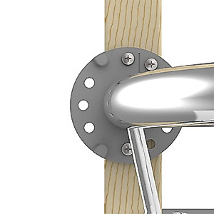 HealthCraft Products - Plus Series Grab Bar - Corner Shelf - Polished Chrome